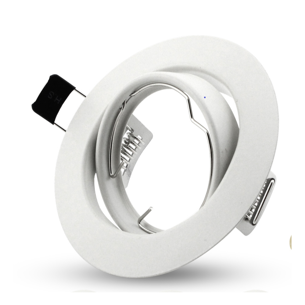 Standard Metal GU10 Spotlight Frame for traditional Halogen Spotlight ...